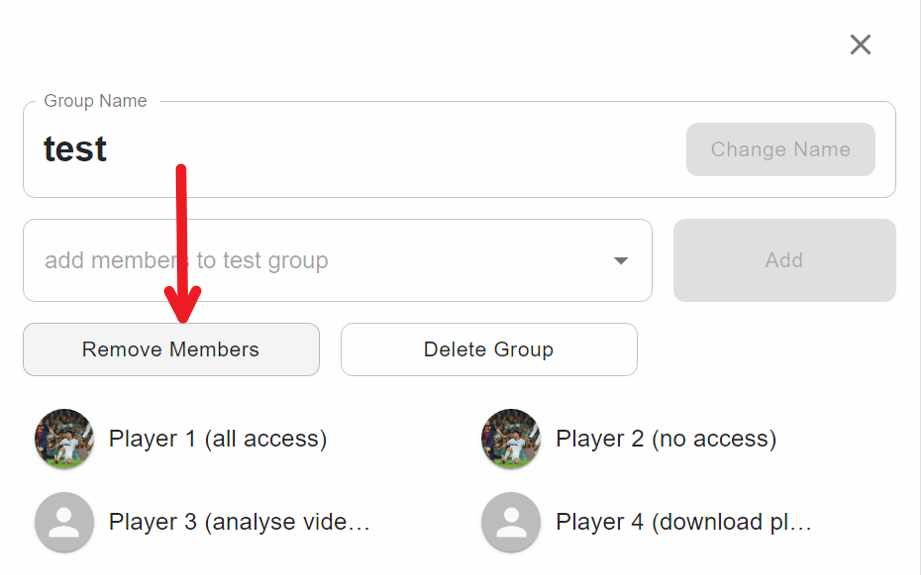 Groups | How to Delete Member from Group – Coach Logic Help desk
